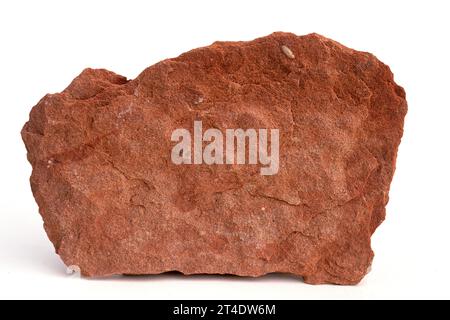Red sandstone from Buntsandstein (Triassic). Sample Stock Photo - Alamy