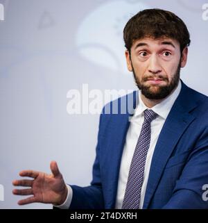 THE HAGUE - Silvio Erkens (VVD) during the swearing-in ceremony as a ...