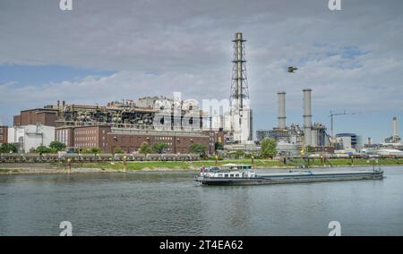 Chemiewerk BASF, Rhein, Ludwigshafen, Rheinland-Pfalz, Deutschland ...