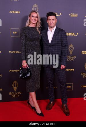 Amanda Ilestedt and Rainer Muller on the red carpet for the Ballon d’Or ...