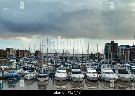 Cityscape photo taken in Hull during the summer Stock Photo - Alamy