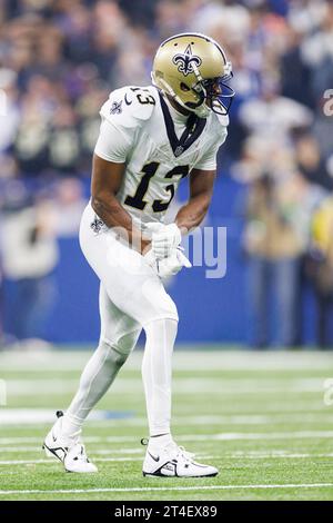October 29, 2023: New Orleans Saints wide receivers Rashid Shaheed (22 ...