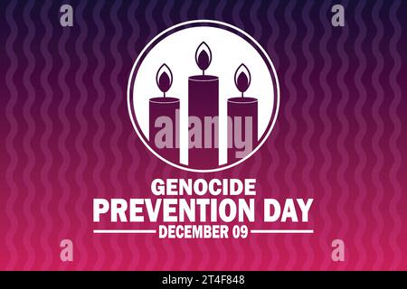 Genocide Prevention Day. December 09. Holiday concept. Template for ...