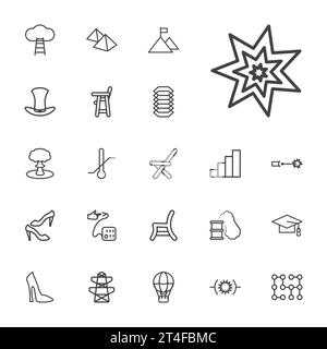 22 high icons Royalty Free Vector Image Stock Vector Image & Art - Alamy