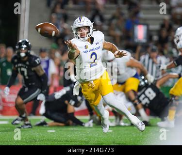 October 28, 2023: San Jose State Spartans quarterback Chevan Cordeiro ...