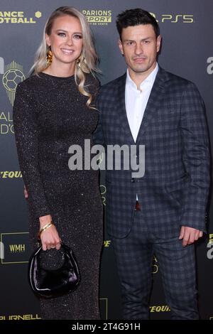 Amanda Ilestedt and Rainer Muller on the red carpet for the Ballon d’Or ...