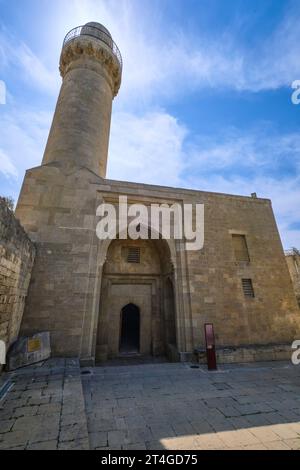 Exterior view of the Shah Mosque at the Palace of the Shirvanshahs ...