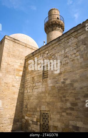 Exterior view of the Shah Mosque at the Palace of the Shirvanshahs ...