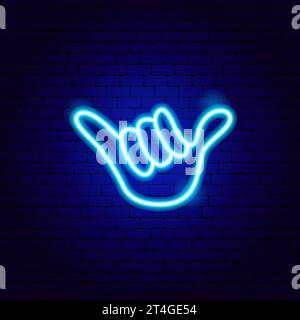 Chill out shaka hand sign Stock Vector Image & Art - Alamy