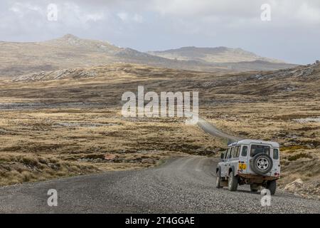 Land Rover in Stanley, Falkland Islands Stock Photo - Alamy