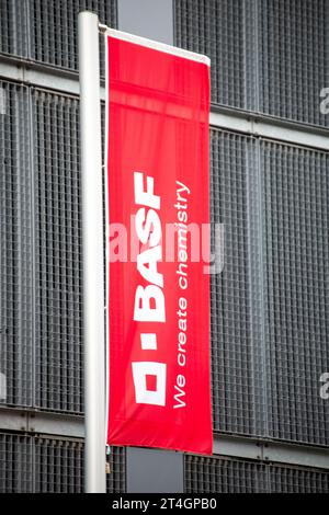 BASF flags in Ludwigshafen, Germany Stock Photo - Alamy