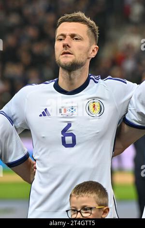 Lille, France. 17th Oct, 2023. goalkeeper Liam Kelly (12) of Scotland ...