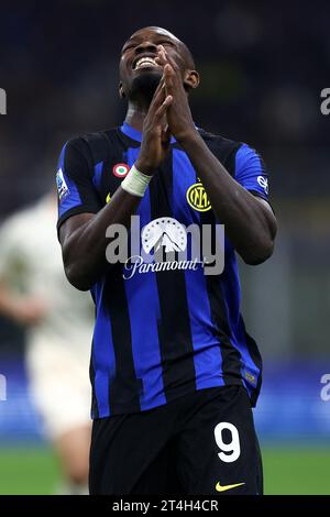 Marcus Thuram of FC Internazionale looks on during the Coppa Italia ...