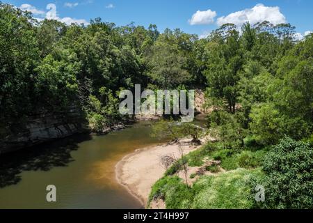 Kangaroo River from Hampden Bridge, Moss Vale Road, Kangaroo Valley ...