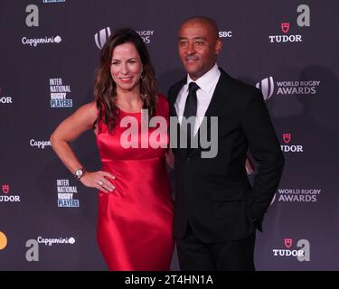 George Gregan and Erica Gregan during the World Rugby Awards 2023 on ...
