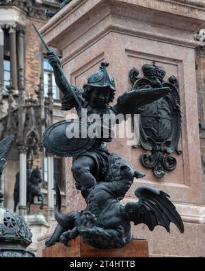 Putto created by Ferdinand Murmann at the corner of Mary's column in ...