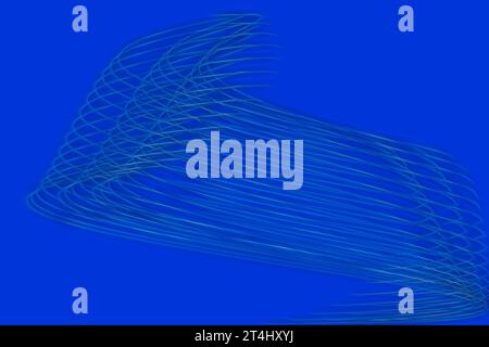 Sine curve on a blue background, computer generated images Stock Photo ...