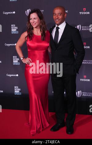 George Gregan and Erica Gregan during the World Rugby Awards 2023 on ...