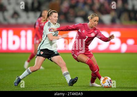 Wales' Carrie Jones during the UEFA Women's Nations League, League A ...