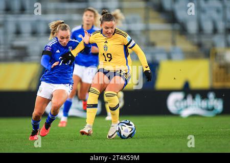 Sweden's Johanna Kaneryd in action during the UEFA Women's Euro 2025 ...