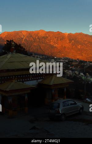 old historic townscape of tawang, the beautiful hill station tawang is ...