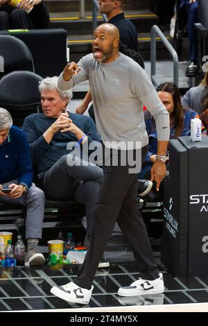 Orlando Magic head coach Jamahl Mosley in the first half of an NBA ...