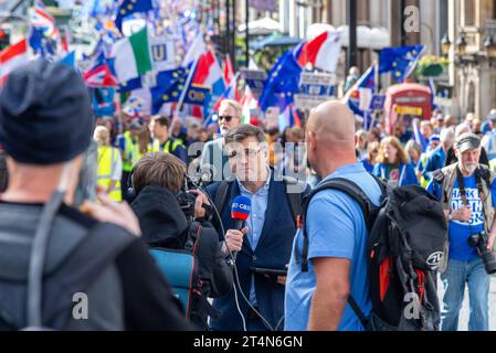 National Rejoin March II in London, UK. Protest rally campaigning for ...