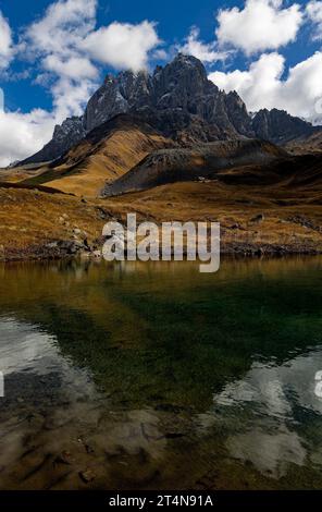 A vertical shot of a village in a mountainside Stock Photo - Alamy