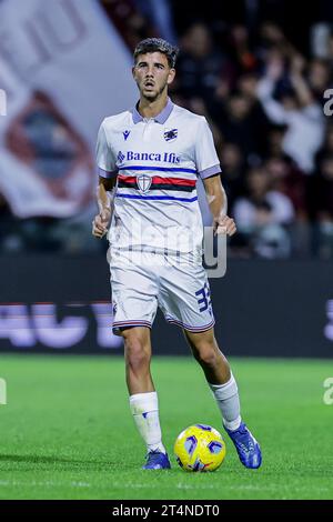 Sampdoria's Uruguayan defender Facundo Gonzalez looks dejected during ...