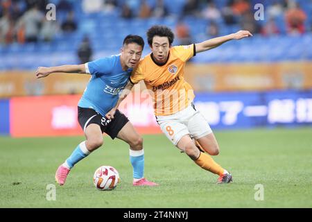 Qingdao Hainiu Football Club 2-2 draw Dalian Professional Football Club ...
