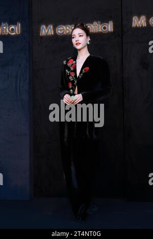 Russian actress Narana Erdyneeva attends the VOGUE activity in Shanghai, China. 23rd Nov, 2023 ...