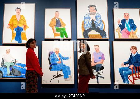 Perry Stewart (left) and Saoirse Walsh during a photocall for the David ...