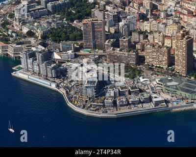 AERIAL VIEW. Mega construction site on reclaimed land, it will create ...