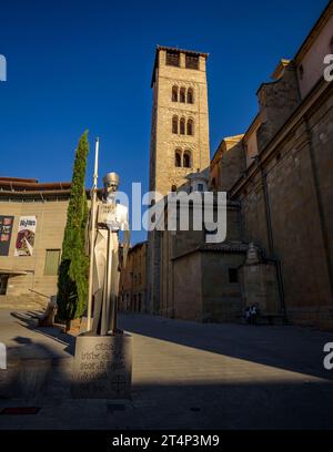cathedral tower in Vic Stock Photo - Alamy