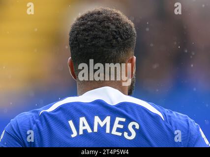 Chelsea's Reece James during the Premier League match at Craven Cottage ...