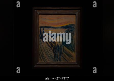 A picture of one of the variations of the iconic Scream painting at the ...