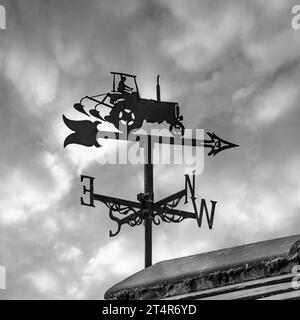 weather vanes with letters indicating the points of the compass Stock ...