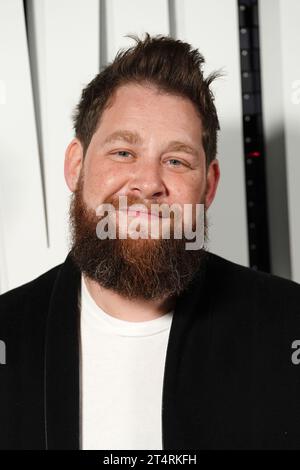 Joe Pearlman arrives for the Robbie Williams Netflix documentary launch ...