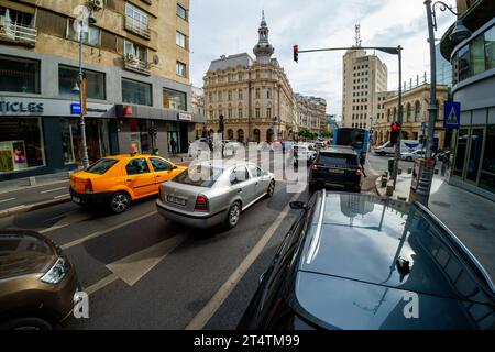 Bucharest, Romania - October 27, 2023: Wide view of the beautiful ...