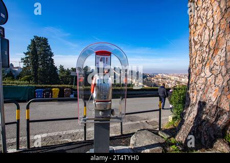 Florence, Italy: Public Telephone Box at Florence, the capital city of ...
