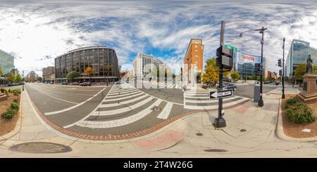 360° view of Washington DC, USA - October 28, 2023: Stock photo Thomas ...