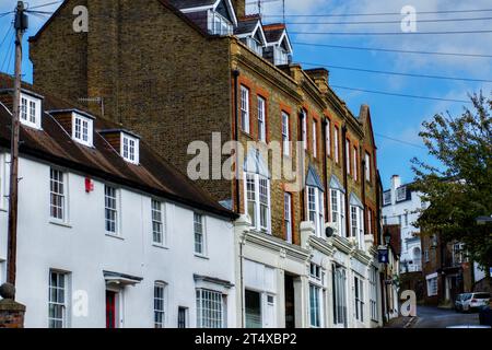 Houses on West Street, Harrow On The Hill, Borough Of Harrow, London ...