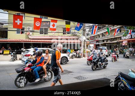 Thailand tourism. Bar girl Pattaya sex worker a teenage with older man ...
