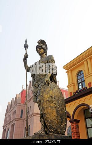 European style Samurai sculptures Stock Photo - Alamy