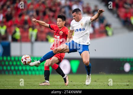 Shanghai Port Football Club 1-1 draw Shanghai Shenhua Football Club at ...