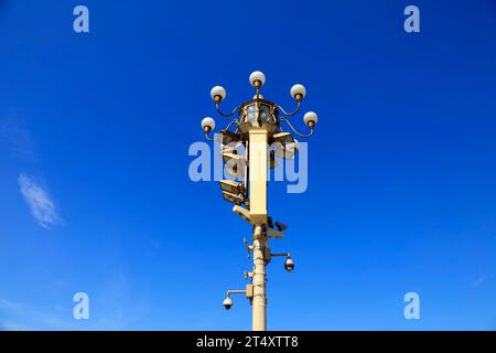 Street lamp and monitor probe Stock Photo - Alamy