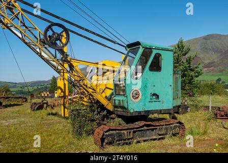 Vintage digger diggers and machinery at Threlkeld Quarry and Mining ...