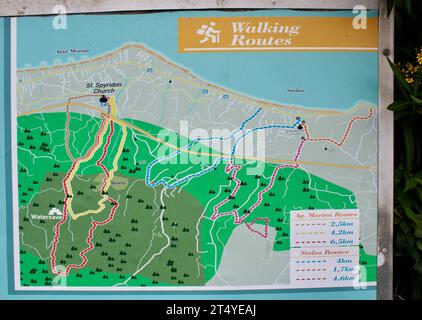 Walking in Crete - Route map for walks around Agia Marina, Chania ...