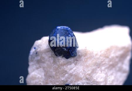 Lazurite is a complex silicate mineral from sodalite group. Crystal ...