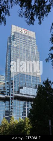 Citi Bank headquarters, 33 Canada Square, Canary Wharf financial ...